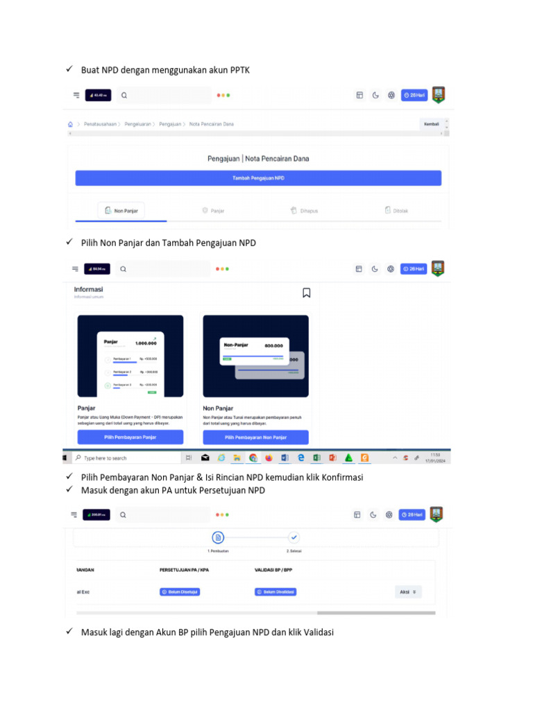 Pembuatan SPP GU | PDF