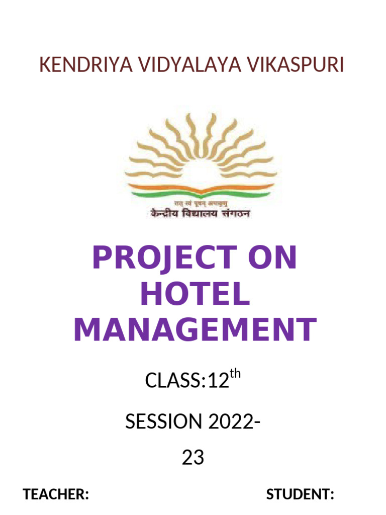 Hotel Management SQL | PDF