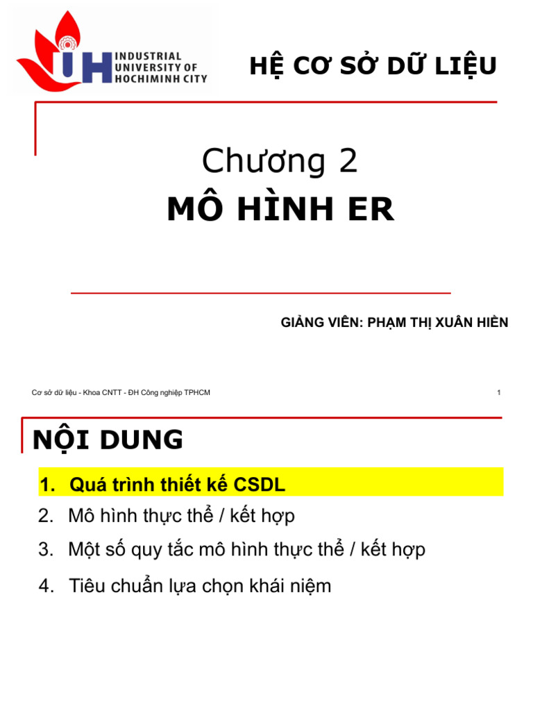 lesson 2- ER model (1) | PDF
