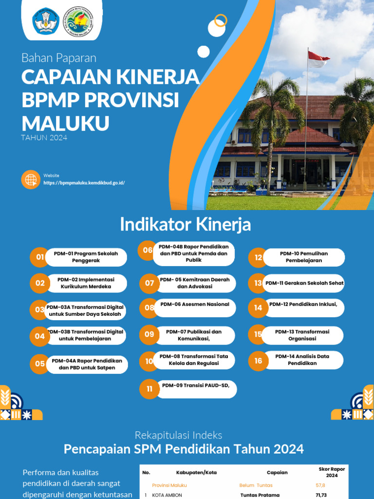 Bahan Paparan BPMP Maluku (Revisi) | PDF