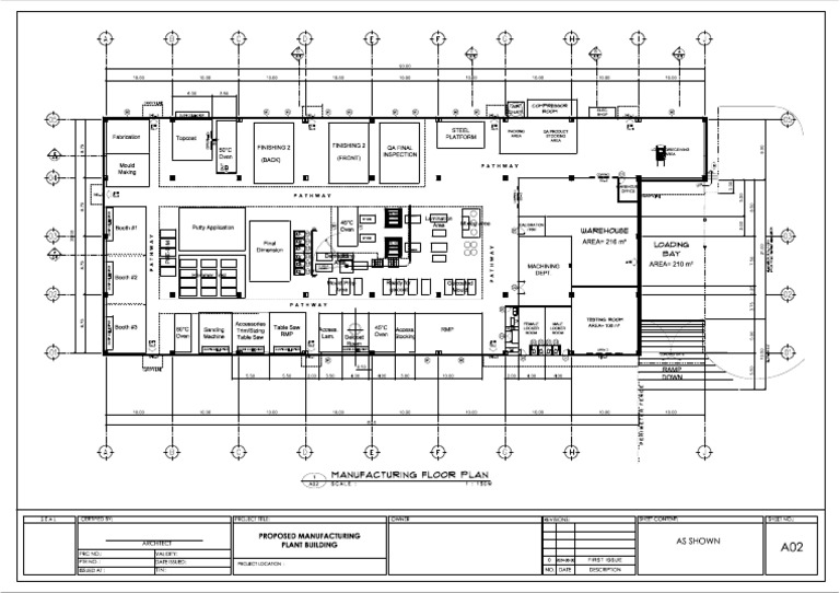 a02 - Manufacturing Floor Plan | PDF