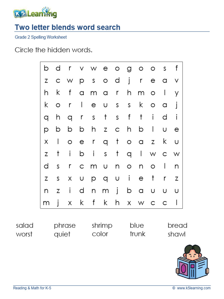 Grade 2 Word Search 2 | PDF