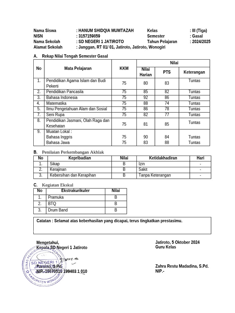 Format Raport UTS | PDF