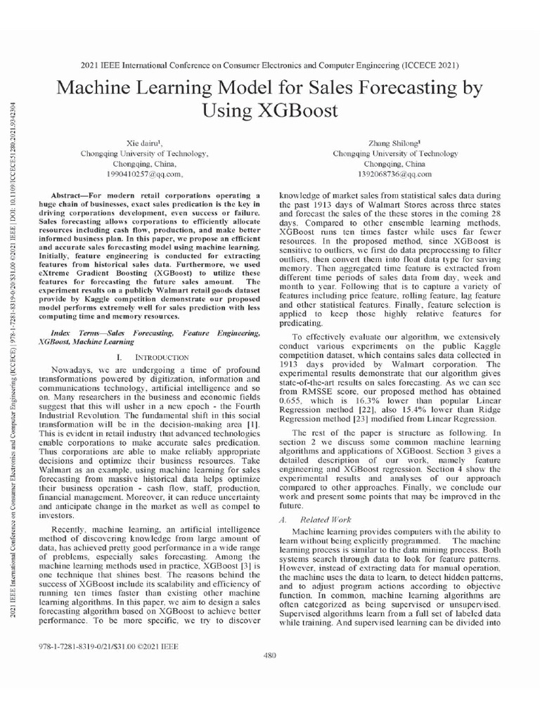 Machine_Learning_Model_for_Sales_Forecasting_by_Using_XGBoost | PDF