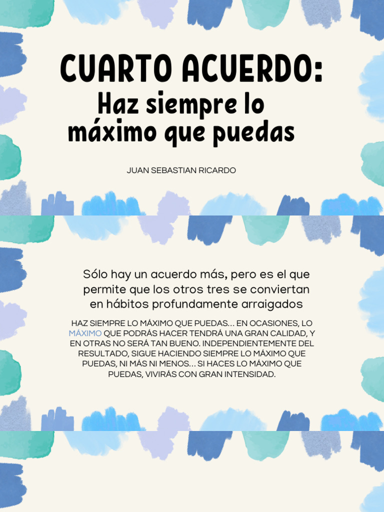 Cuarto acuerdo (1) | PDF