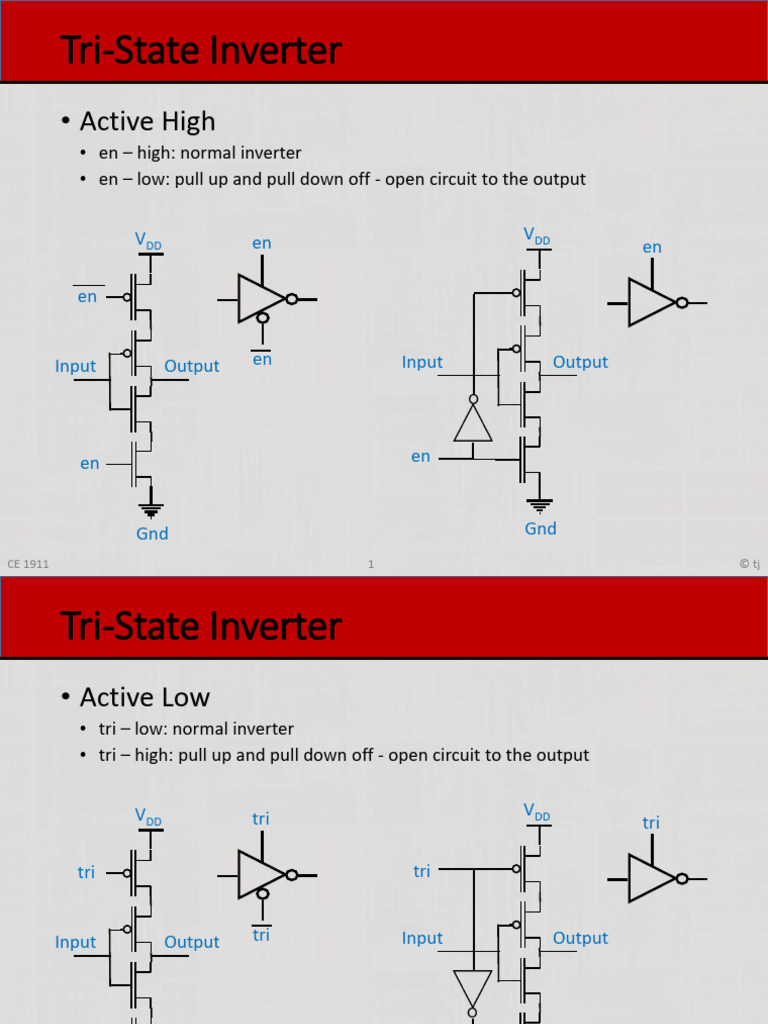 Tristate Inverter | PDF