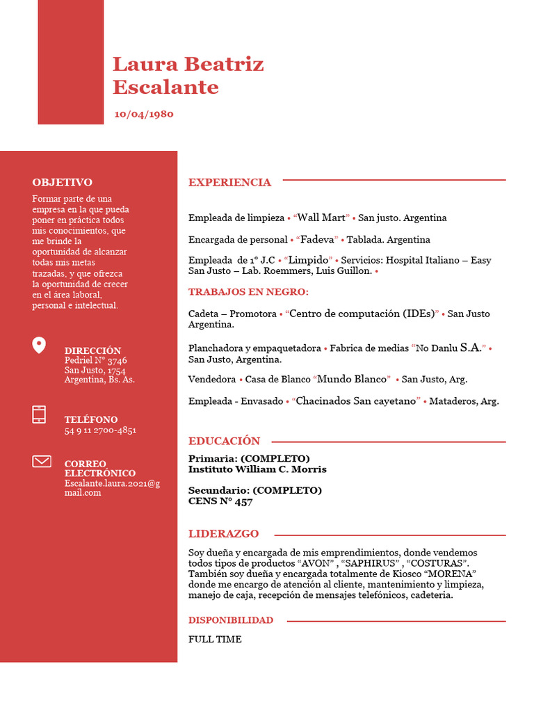 CV Laura Beatriz Escalante 3 | PDF