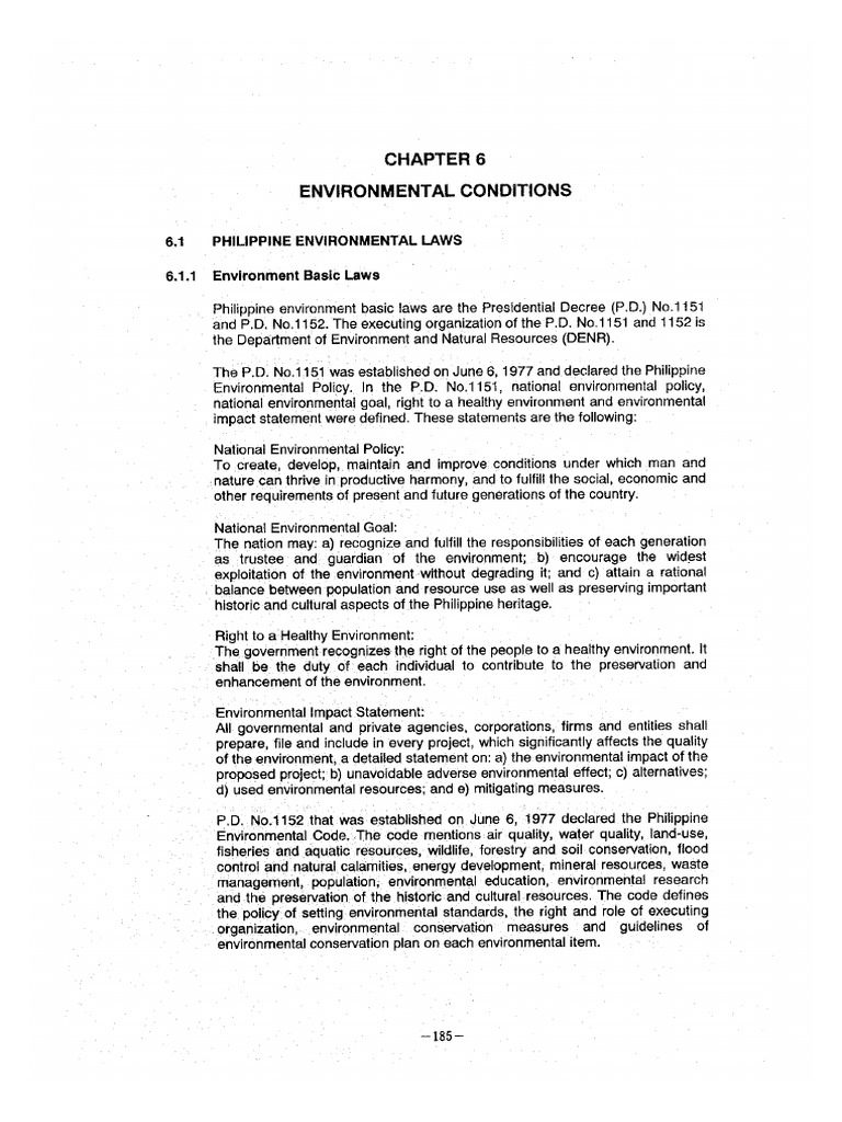 Philippine Environmental Laws | PDF