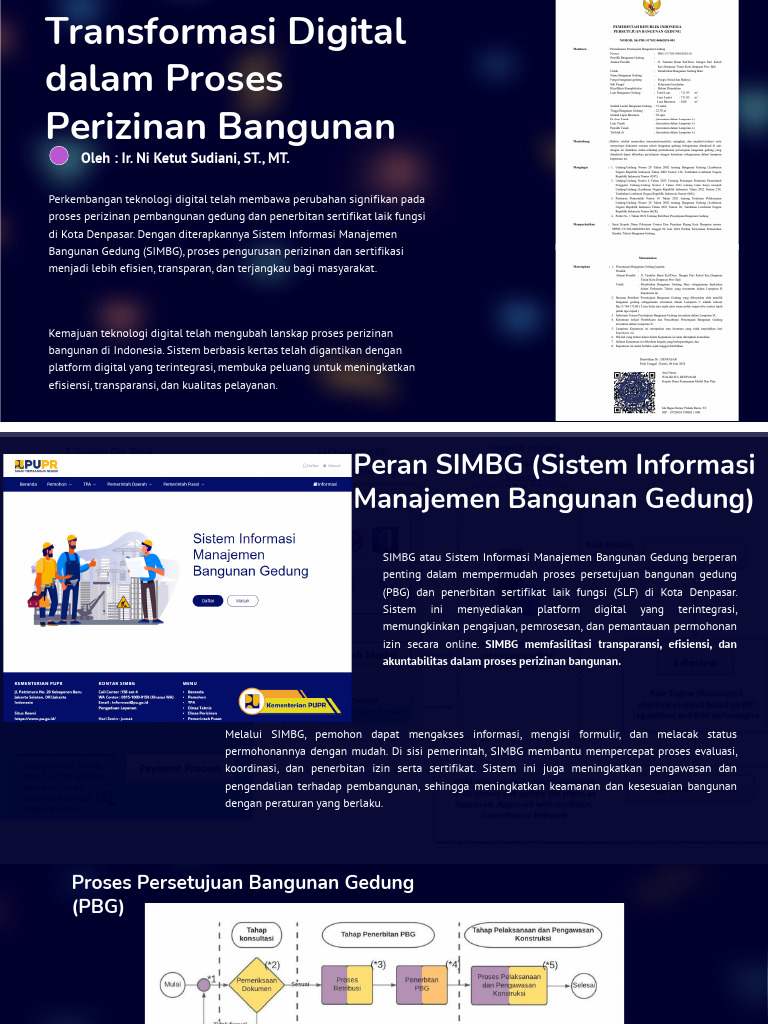 Peluang Dan Tantangan Transformasi DIgital Proses PBG Dan SLF Melalui ...
