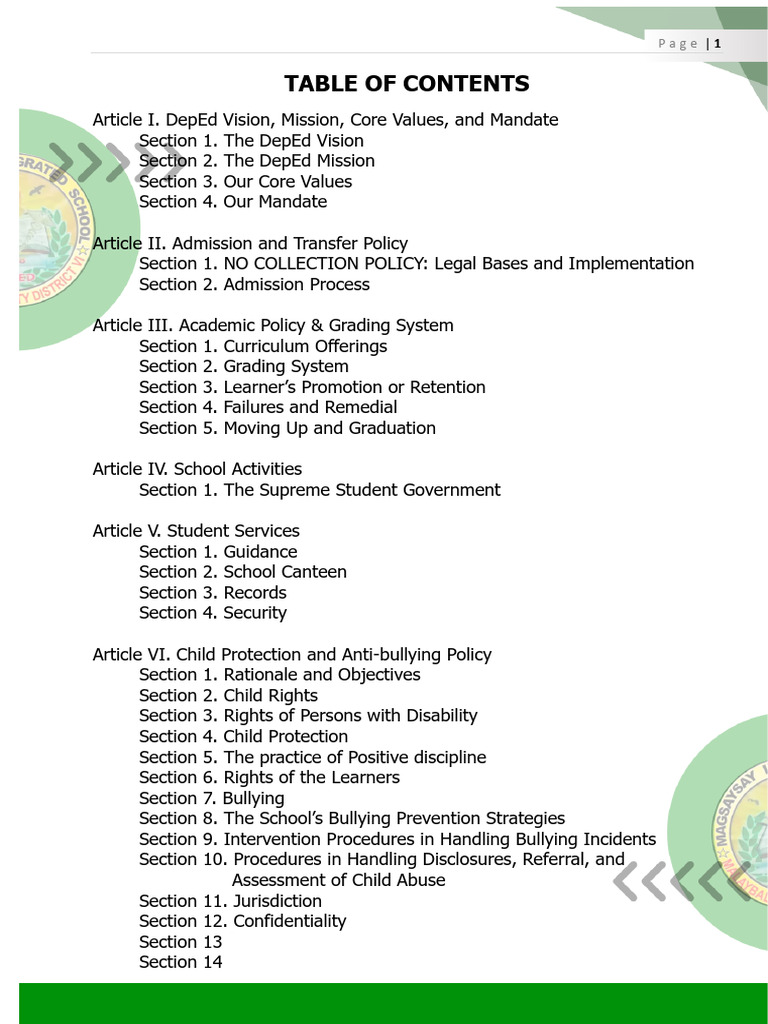 Learners Handbook Edited | PDF