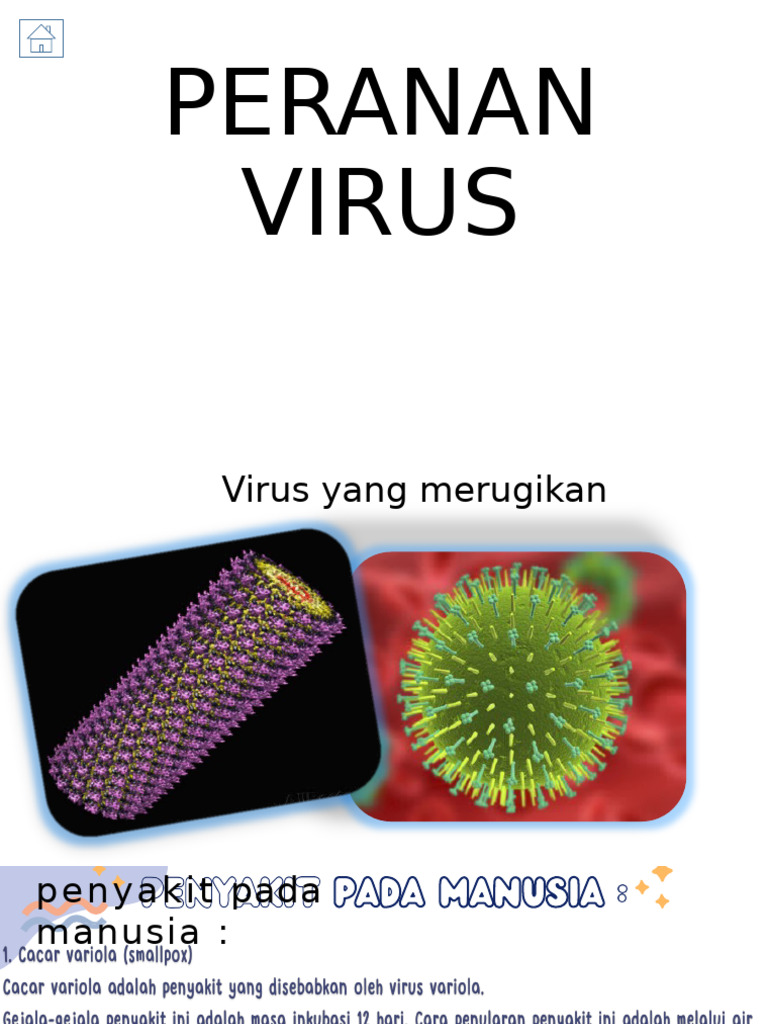 Peranan Virus Dan Klasifikasi Virus | PDF