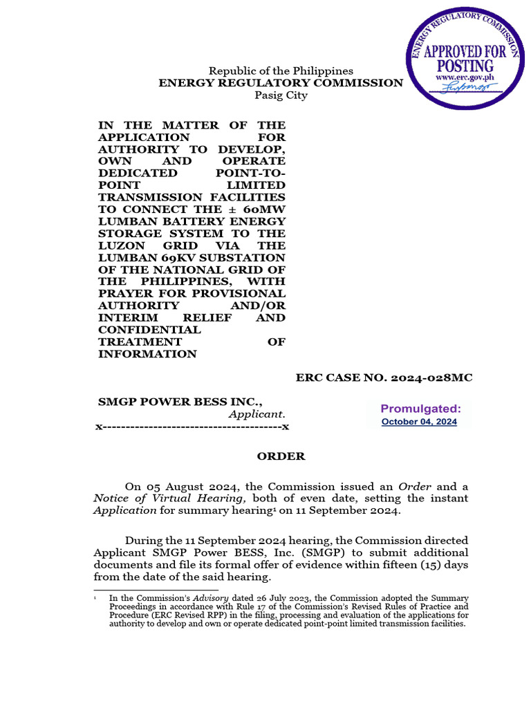 For Posting 1042-2024 Order 2024-028 MC 04oct2024 (HVB SGD) | PDF