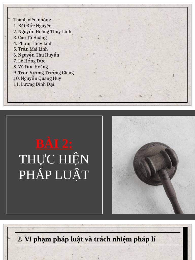 GDCD Bài 2 VPPL | PDF