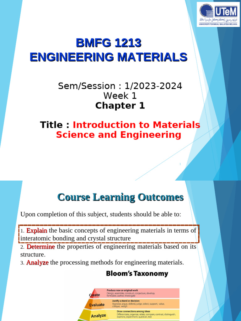 CHAPTER 1_Introduction to Materials Science and Engineering | PDF