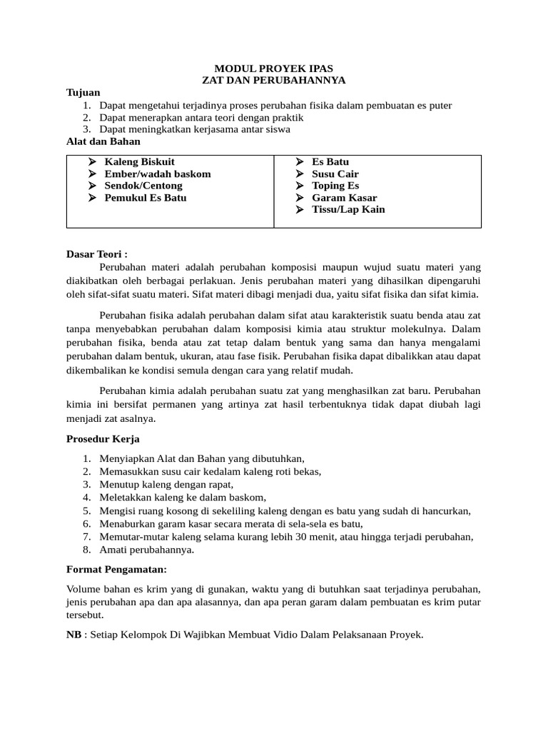 Proyek Ipas | PDF