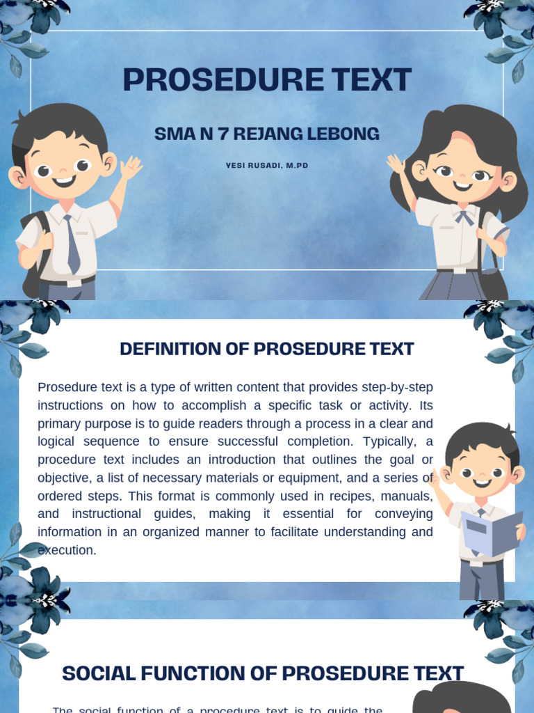 Prosedure Text | PDF