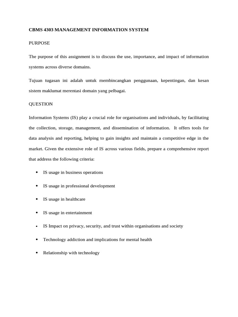 Cbms 4303 Management Information System | PDF
