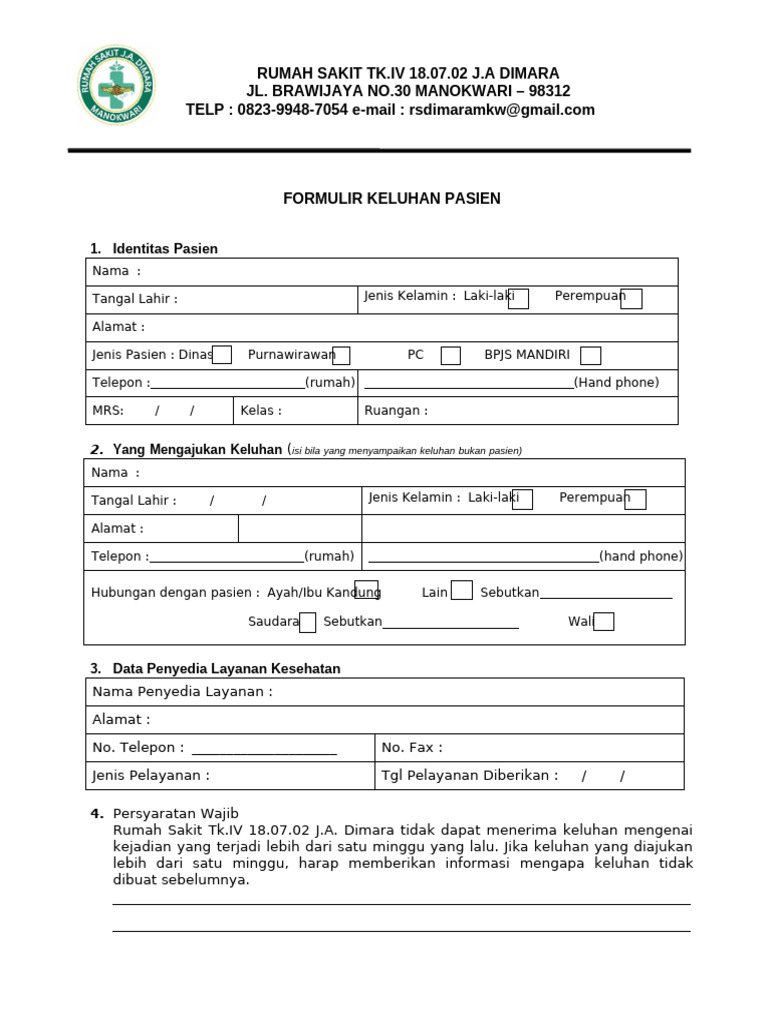 form komplain (2) | PDF