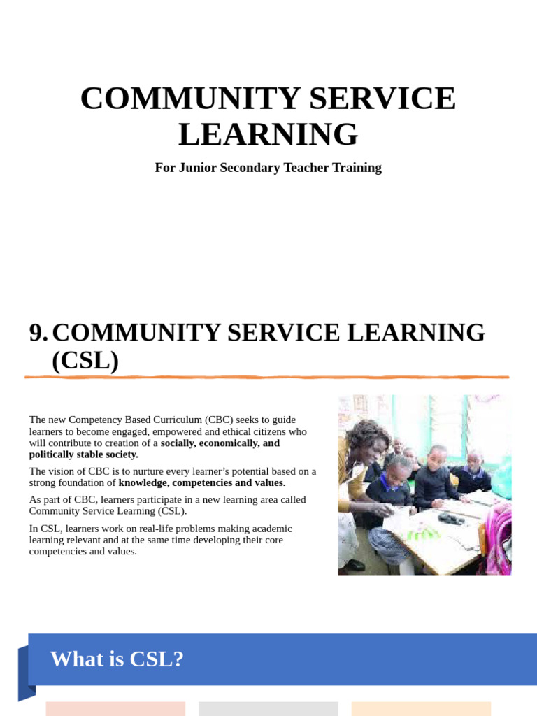 CSL For JS Teacher Training | PDF