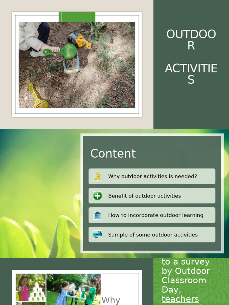 Outdoor Activities | PDF