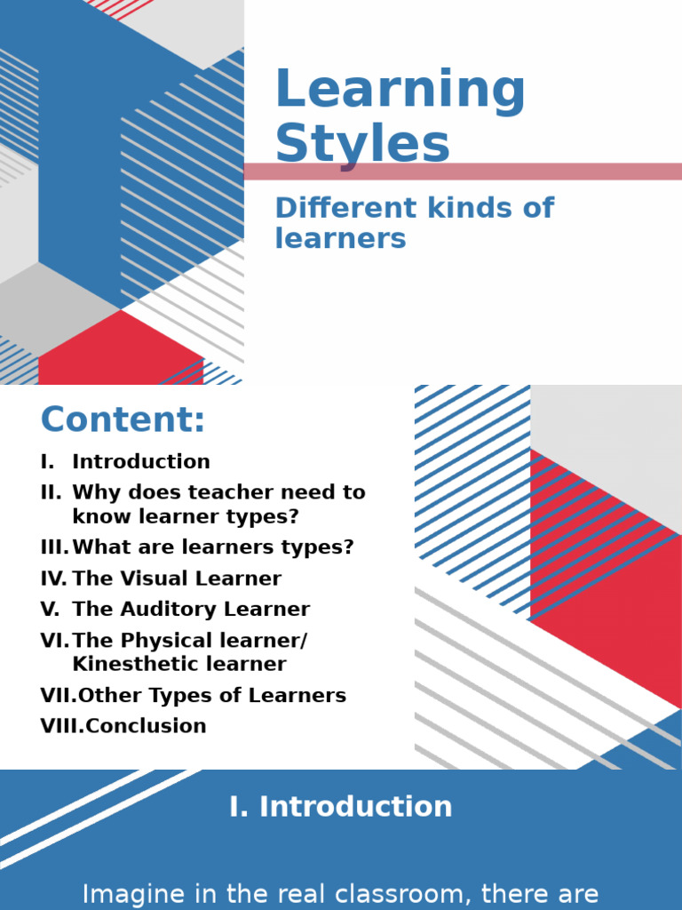 Students' Learning Styles | PDF | Learning | Learning Styles