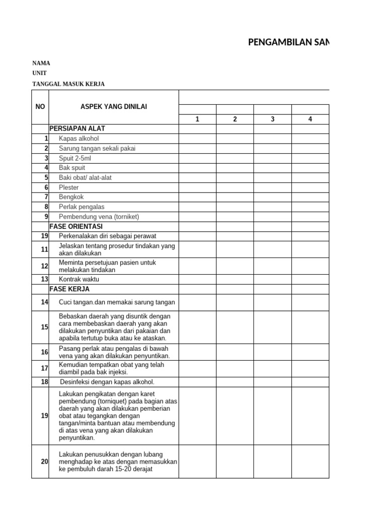 FORMULIR PENILAIAN KARYAWAN BARU | PDF