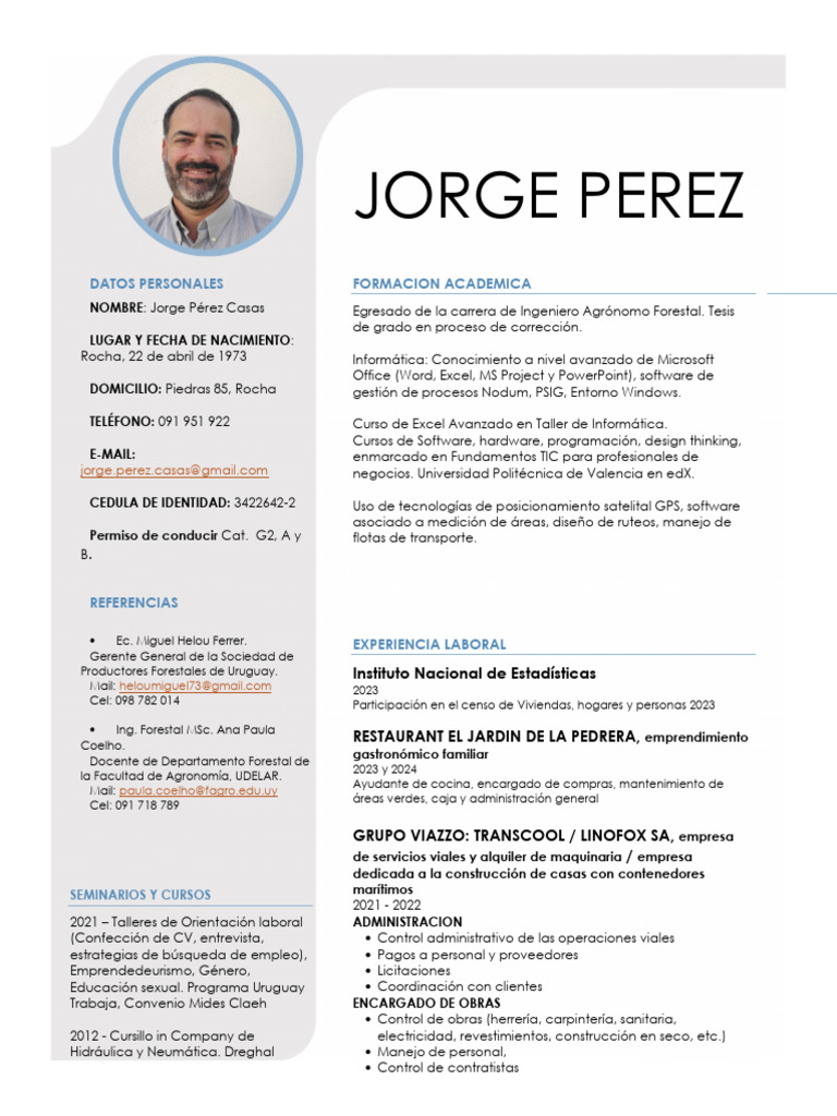 CV Jorge Perez | PDF