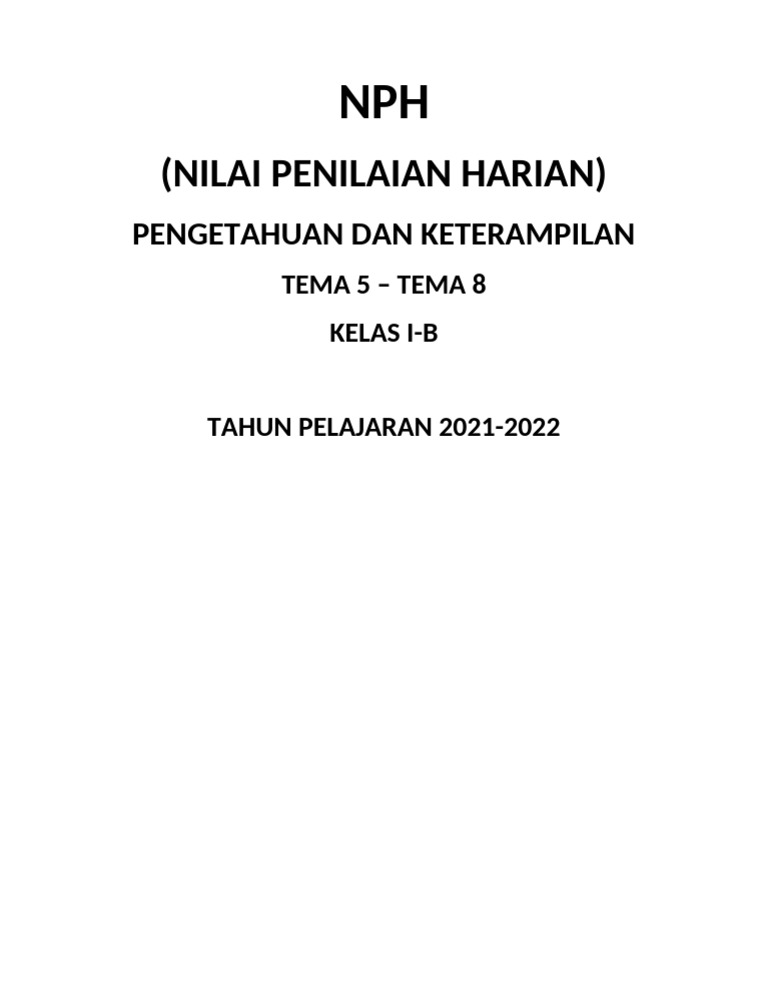 Cover NPH | PDF