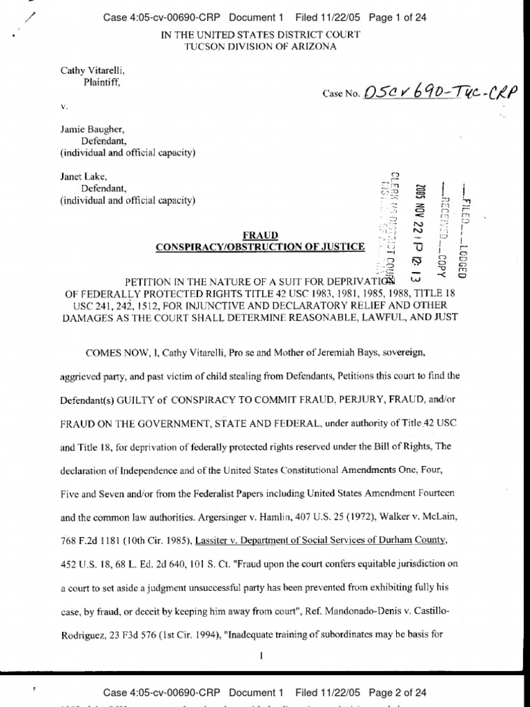 Legal Case Document 4:05-cv-690 | PDF
