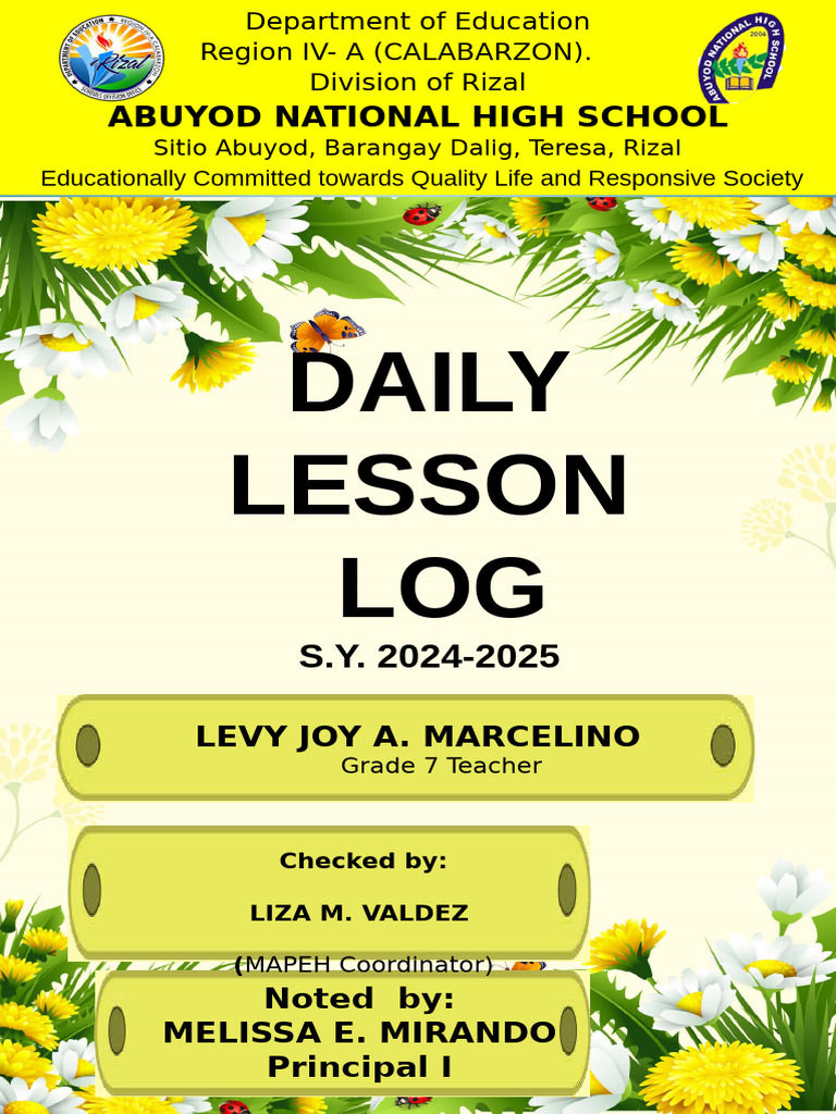 DLL Cover Page | PDF