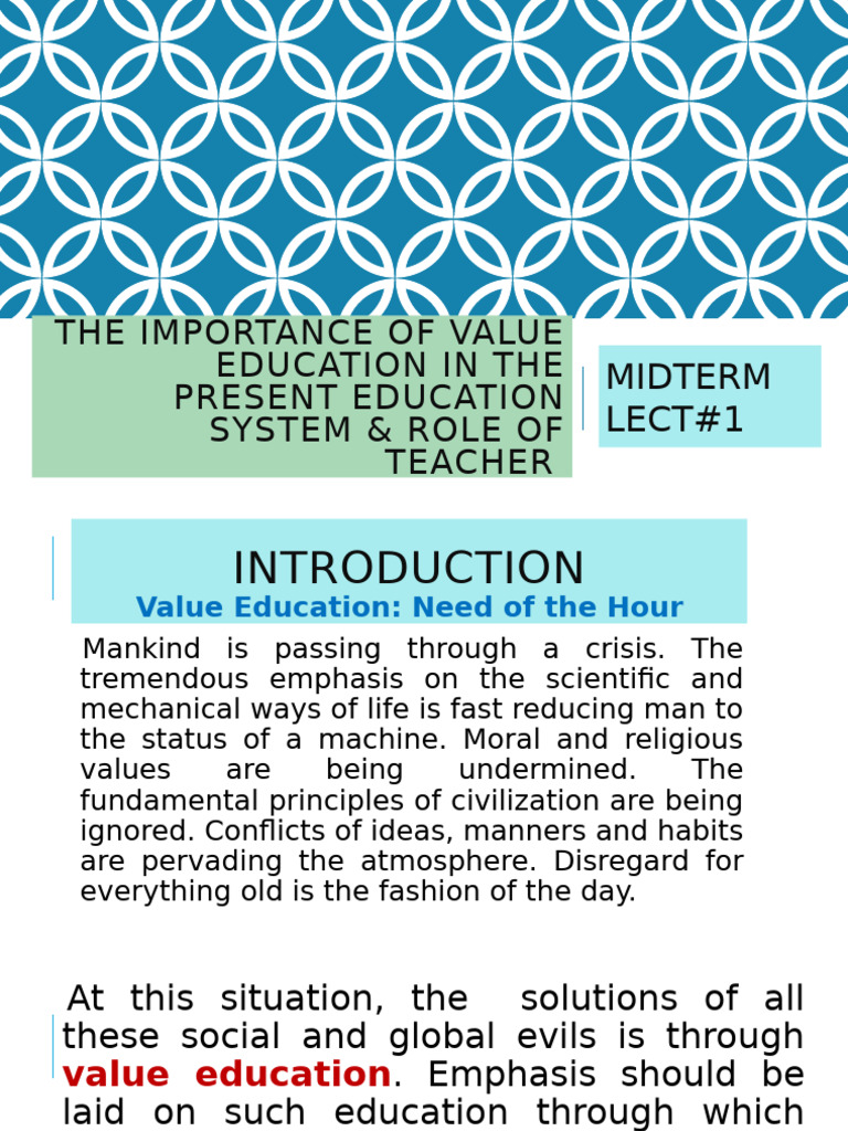 Val Ed Lect1 Midterm Period | PDF