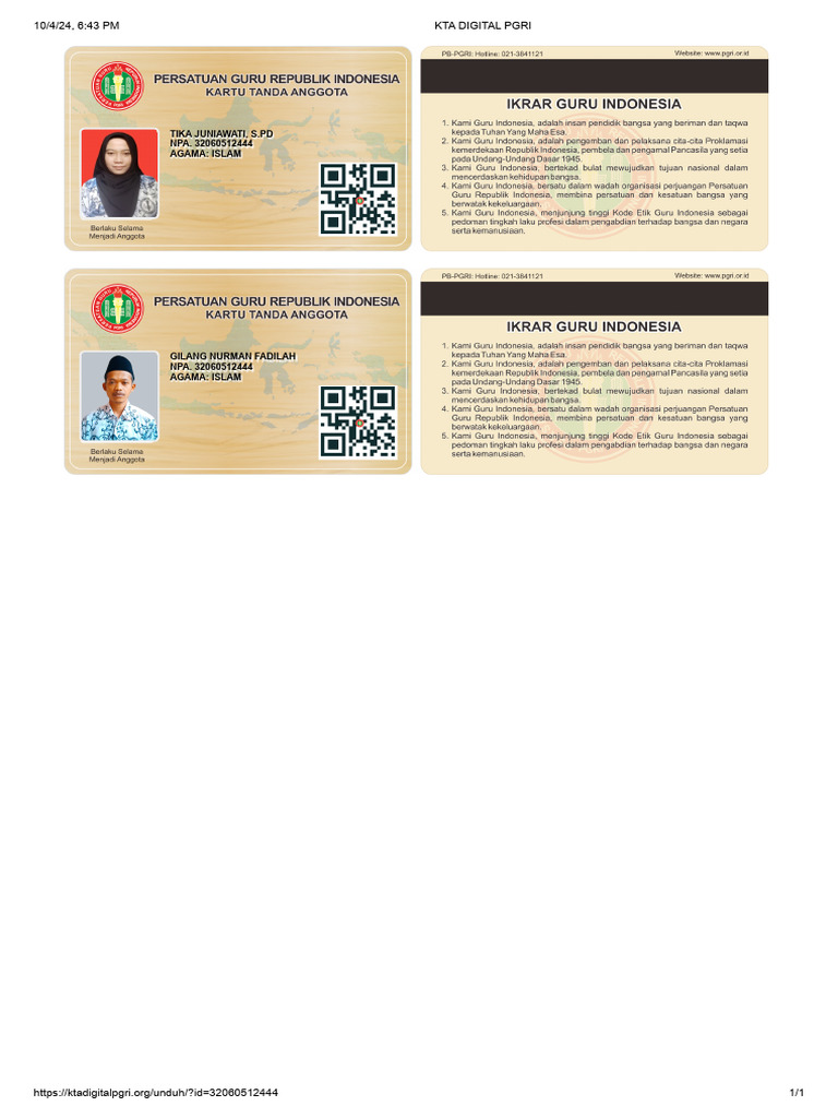 KTA DIGITAL PGRI | PDF