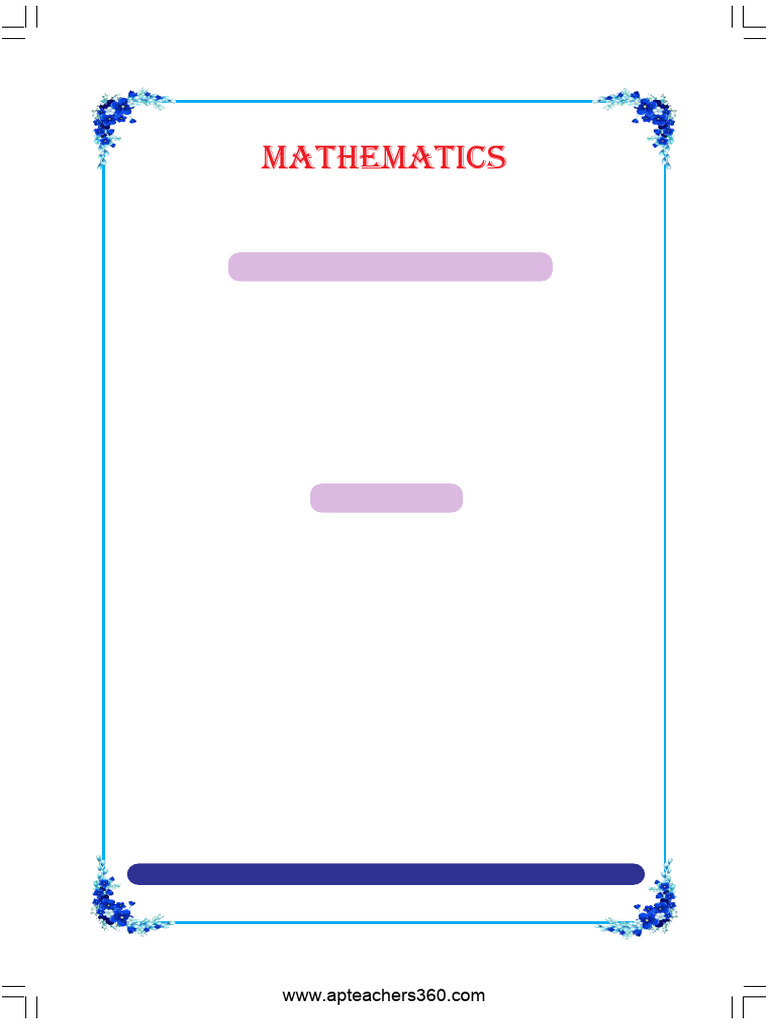 6TH MATHS E.M - Watermark | PDF