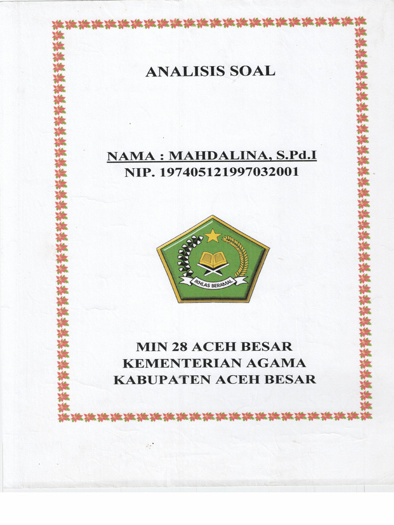 Analisis Soal | PDF