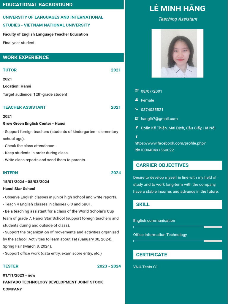 CV Ta | PDF