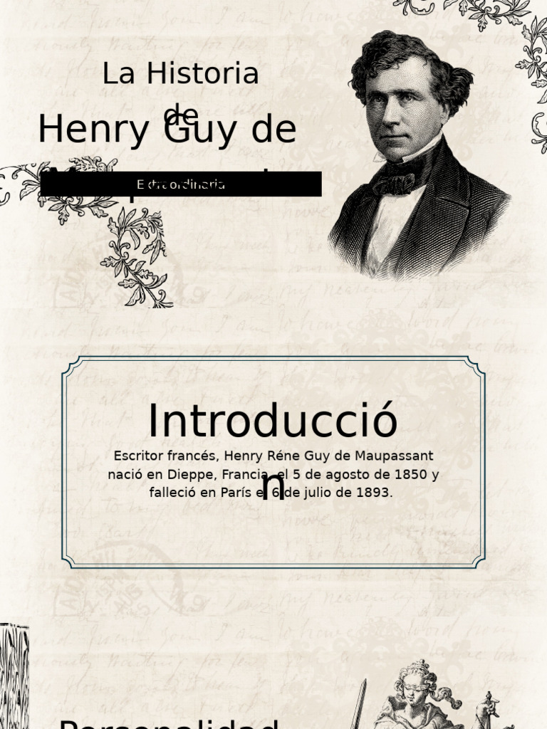Henry Réne Guy de Maupassant | PDF