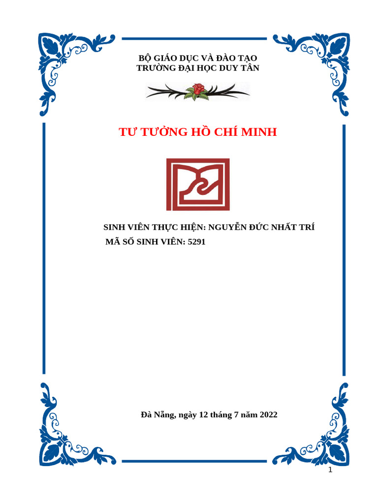 Tieu Luan TTHCM | PDF