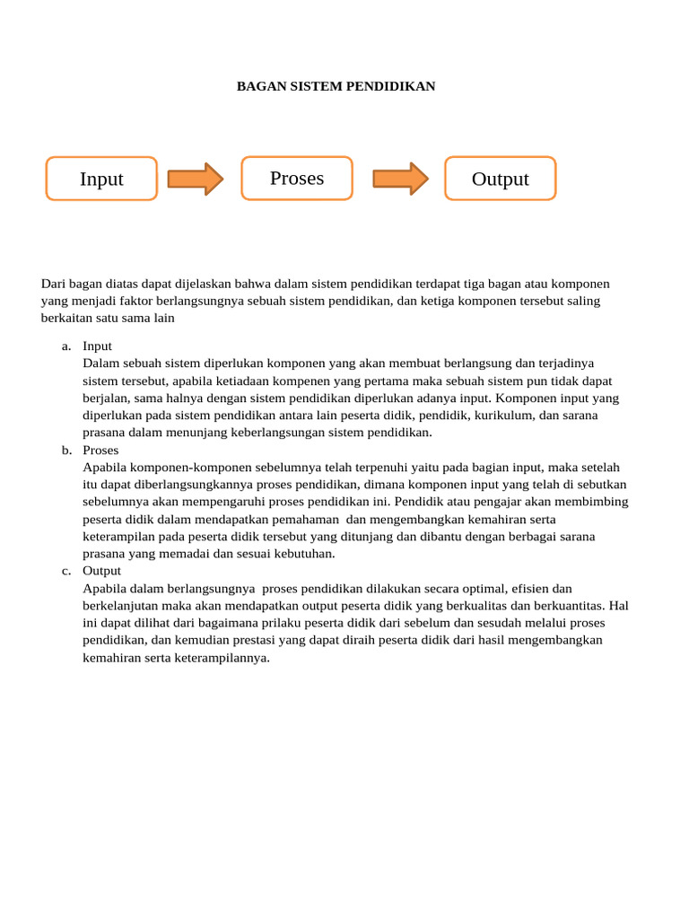 Bagan Sistem Pendidikan | PDF