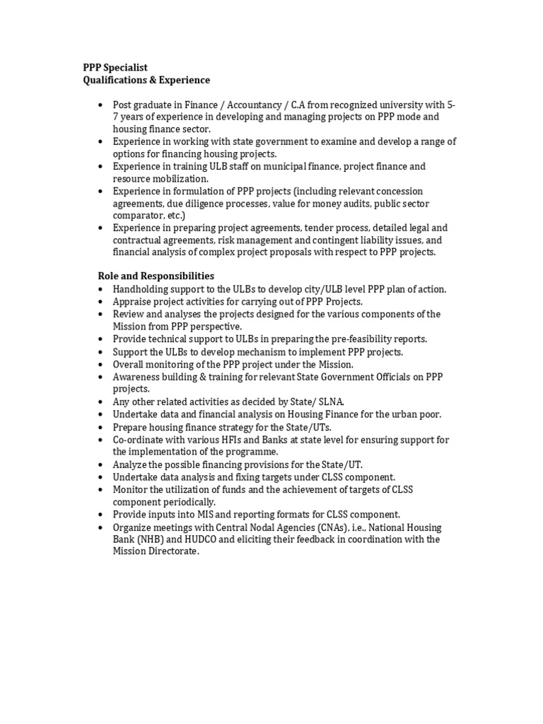 Brief Roll and Discription | PDF | Public–Private Partnership | Computers