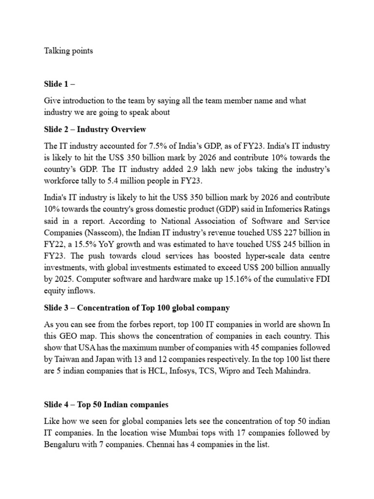 DVDM Talking Points | PDF
