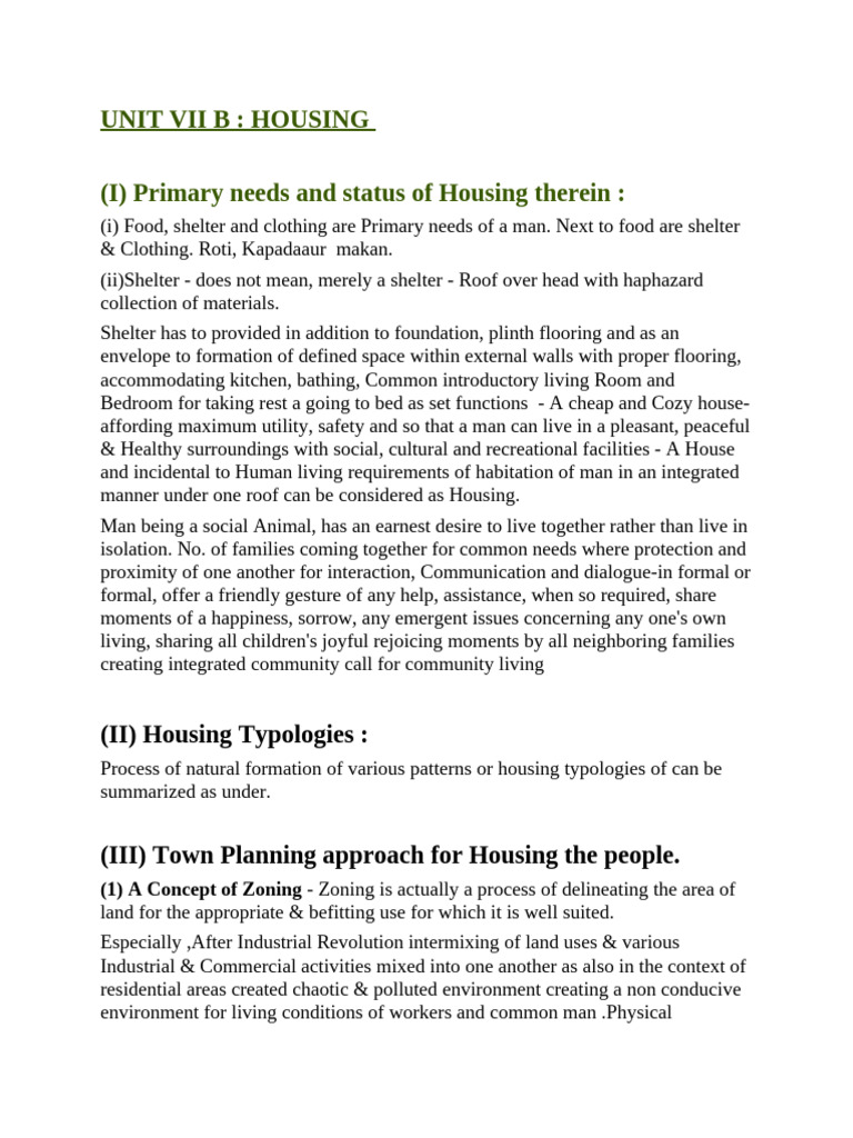 Housing | PDF