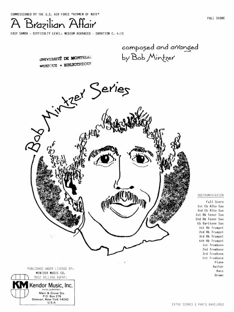 A Brazilian Affair - Bob Mintzer | PDF