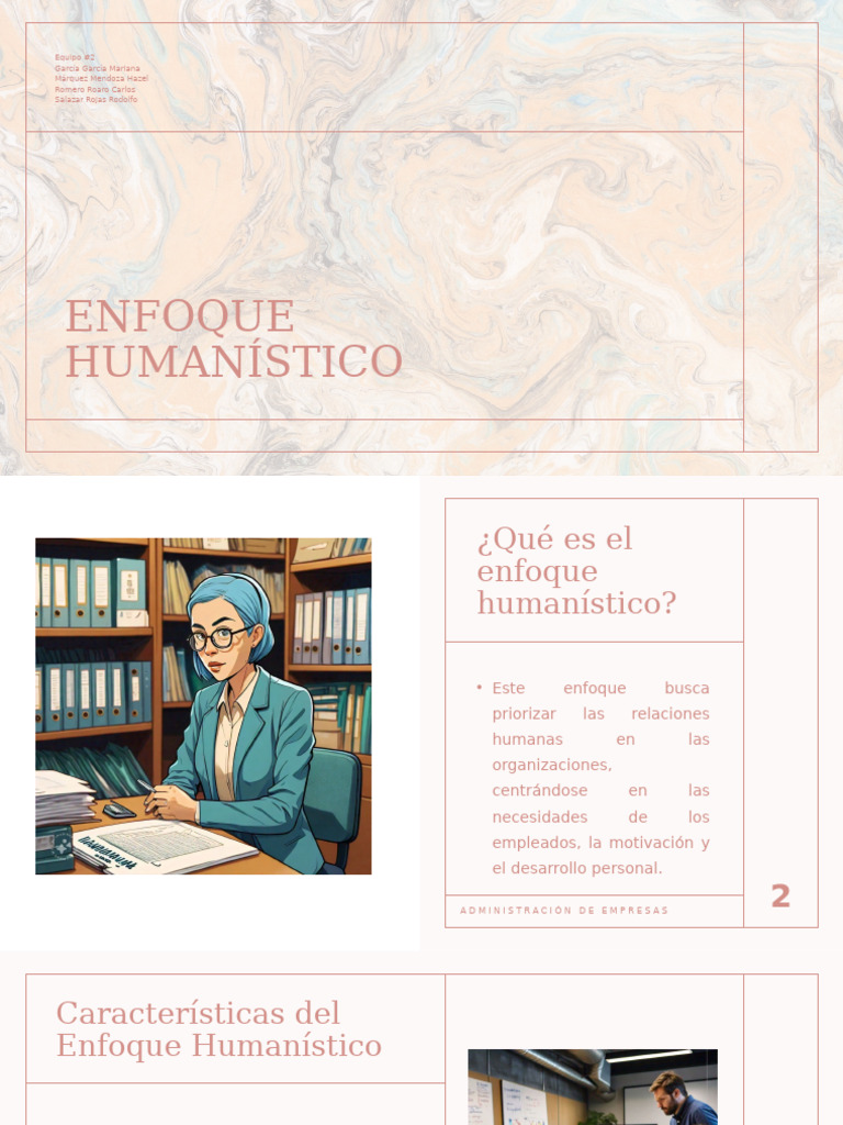 Enfoque Humanístico en Empresas | PDF