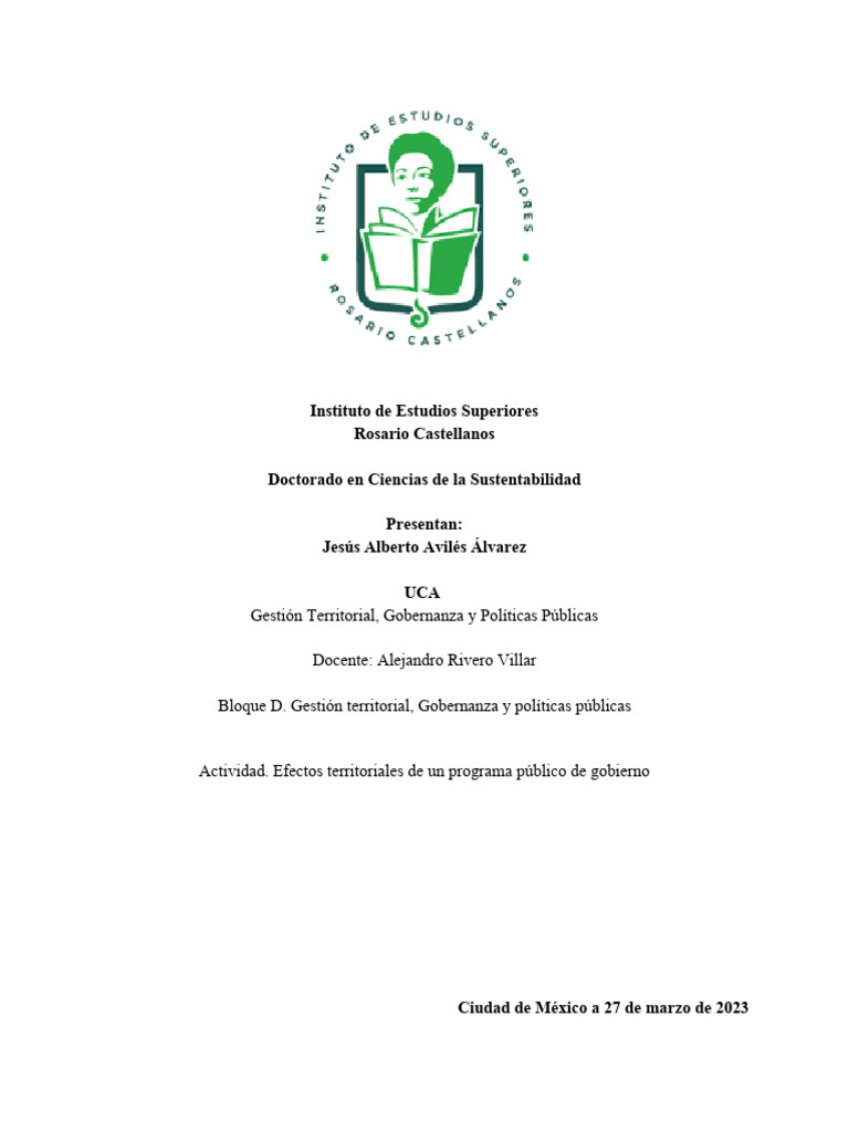 Act - Bloque D | PDF