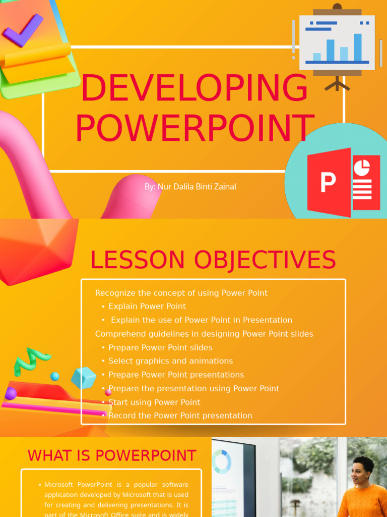 Chapter 3 Developing PowerPoint | PDF