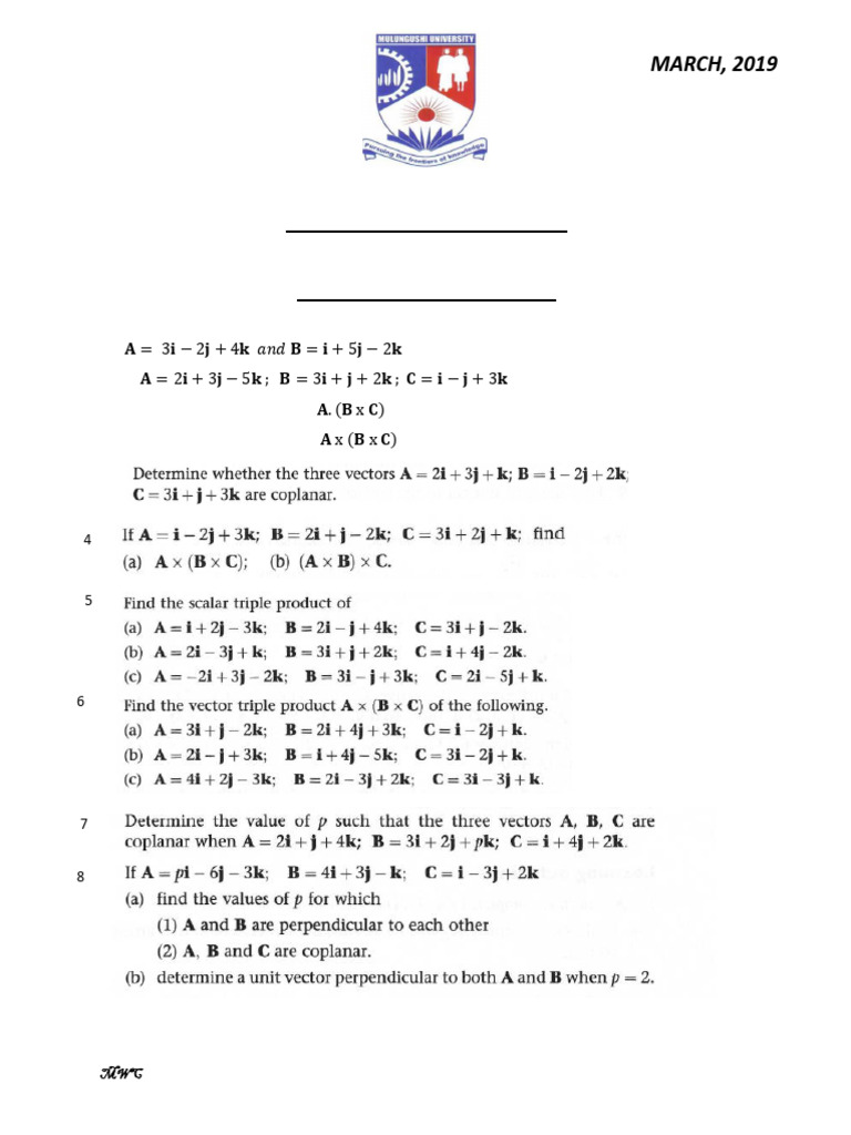 EGM 312 Tutorial Sheet 1.. | PDF