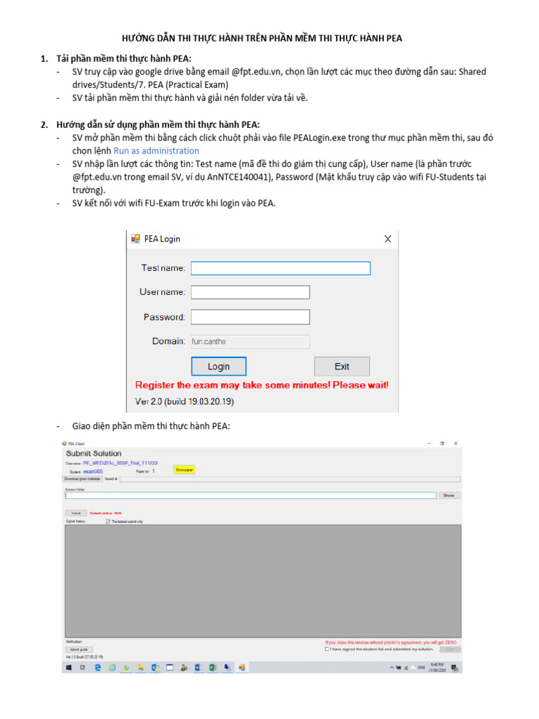 PEA_User Guide | PDF