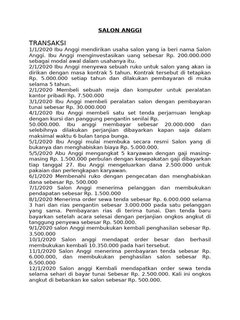 Salon Anggi | PDF