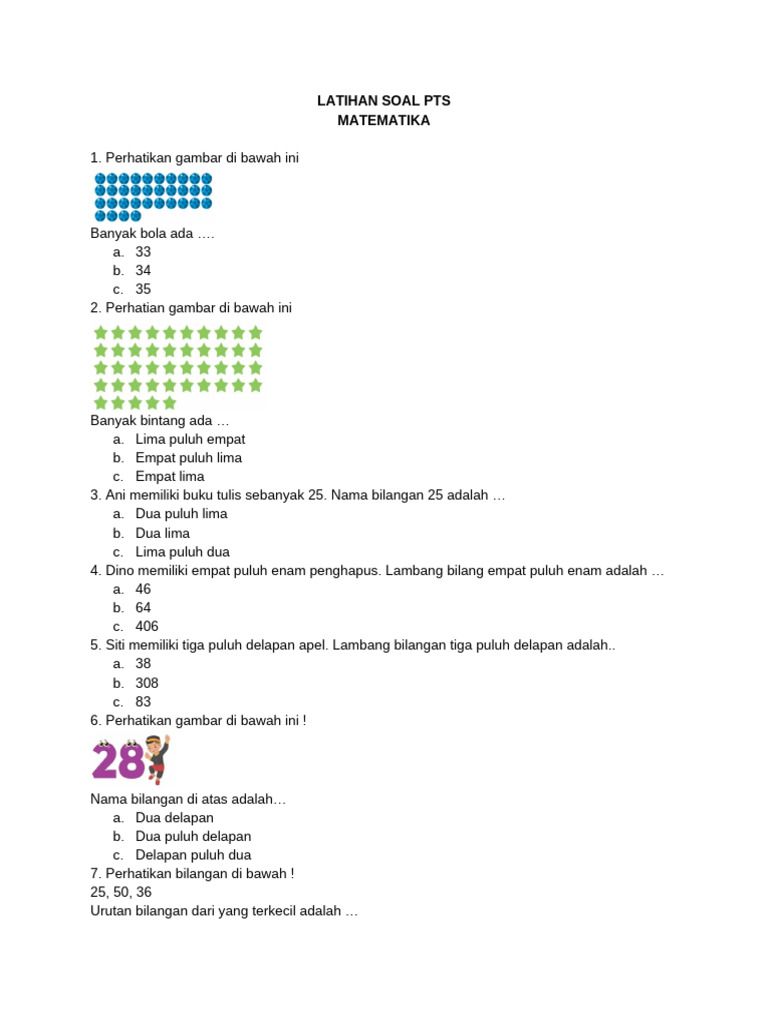 LATIHAN SOAL PTS | PDF
