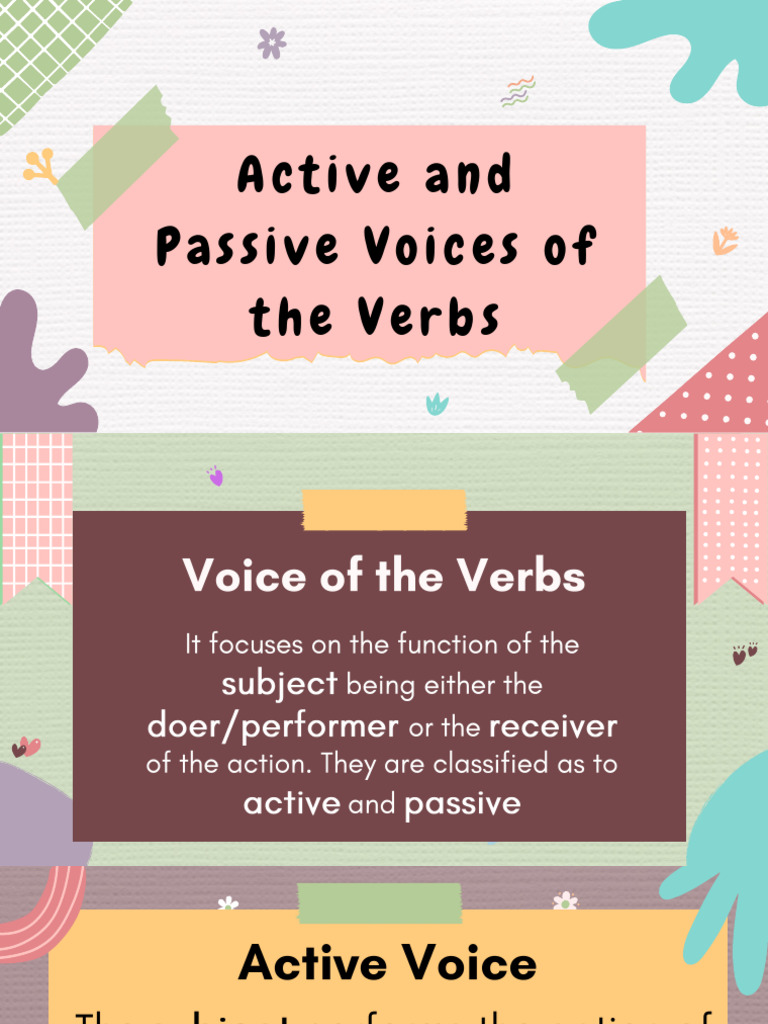 Voices of Verbs | PDF